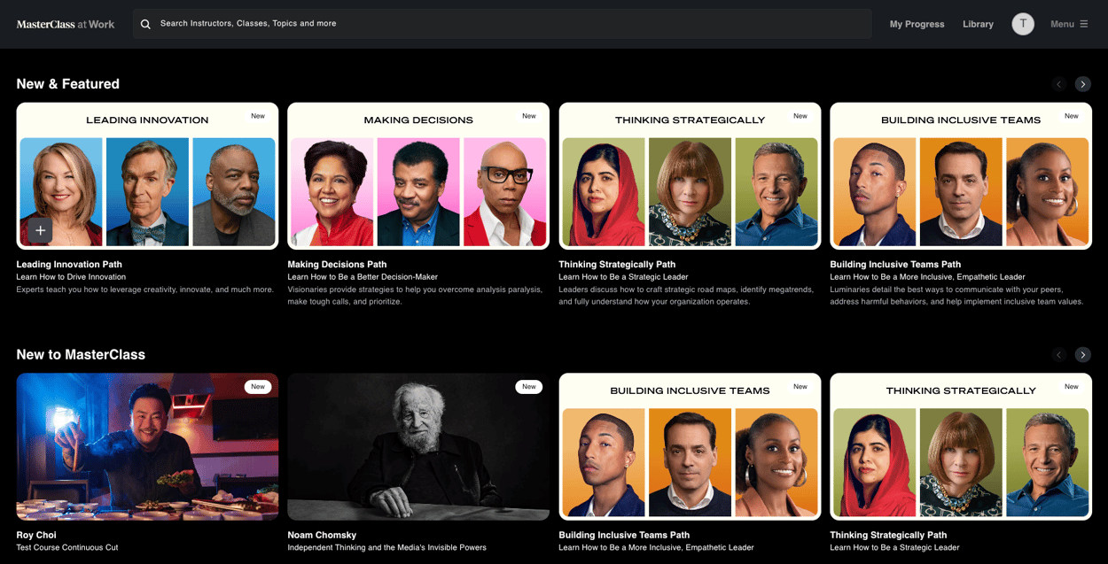MasterClass at Work Introduces: Paths